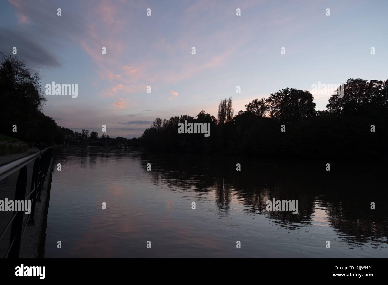 The river Po in Turn Stock Photo - Alamy