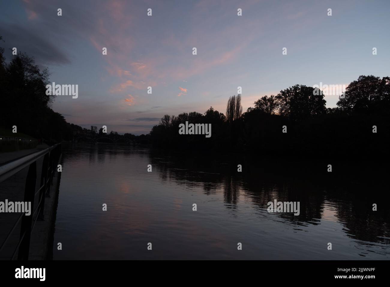 The river Po in Turn Stock Photo - Alamy