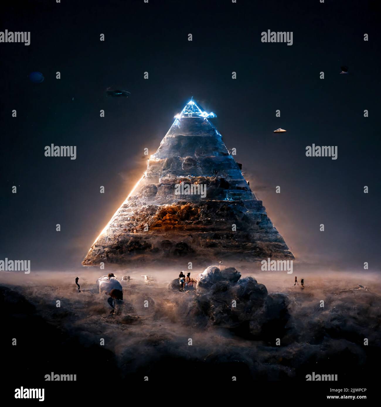 Floating pyramid hi-res stock photography and images - Alamy