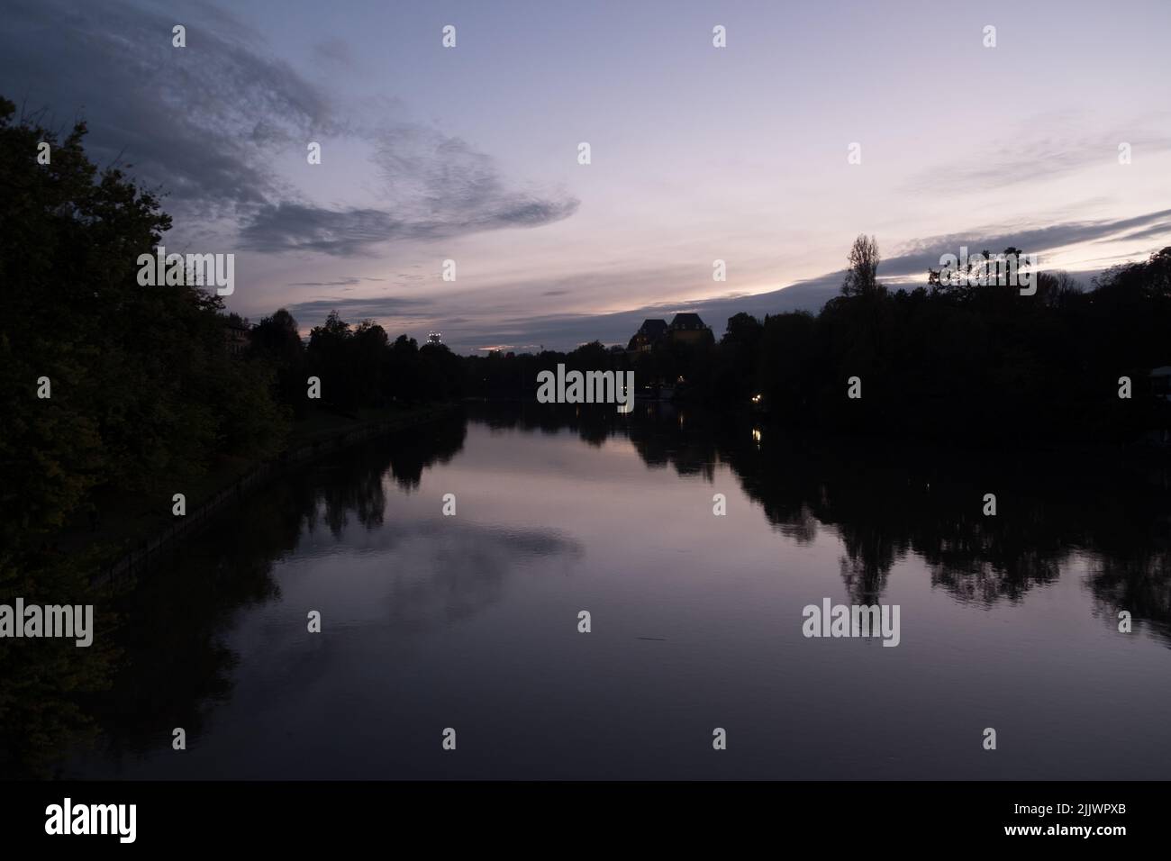 The river Po in Turn Stock Photo - Alamy