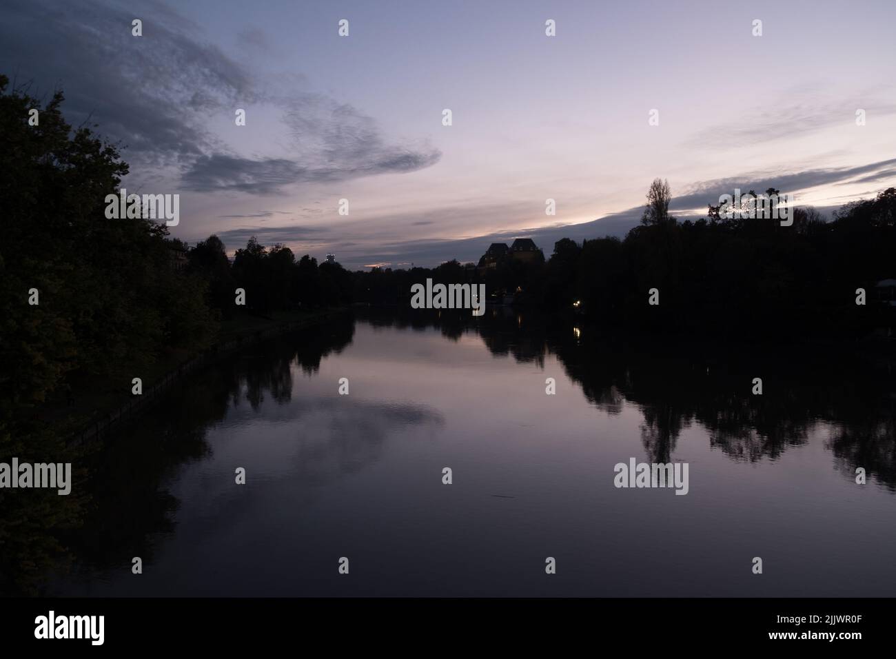 The river Po in Turn Stock Photo - Alamy