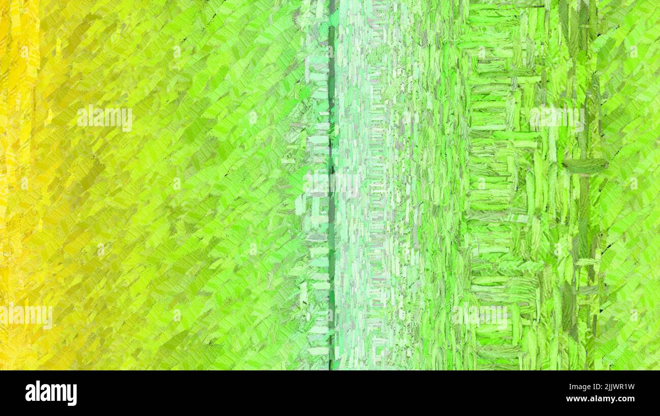 Digital render in painterly style - acrylic paint patterns and ...