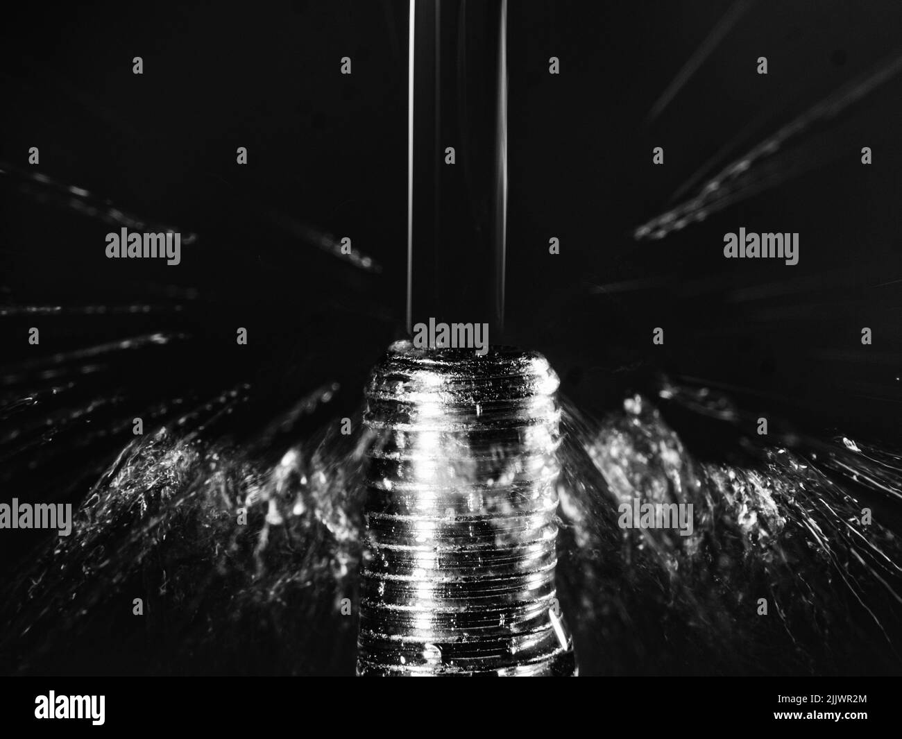 Water dripping Black and White Stock Photos & Images - Alamy