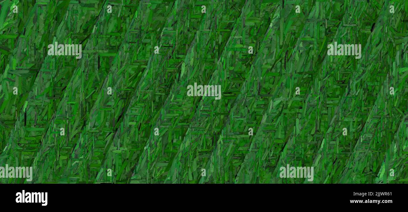 Digital render in painterly style - acrylic paint patterns and ...