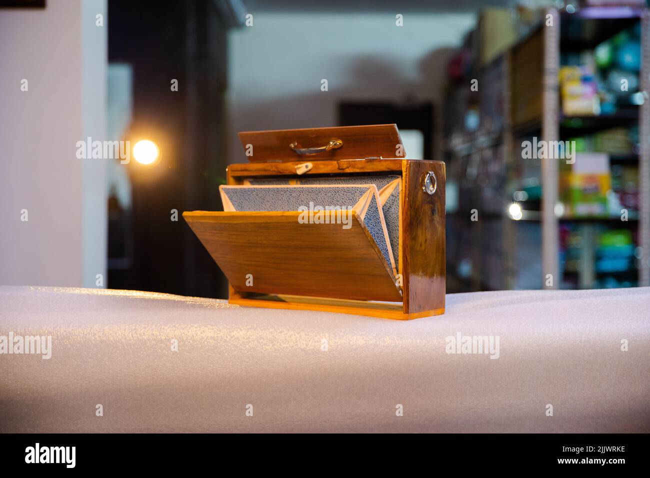 The dholak is a two-headed hand drum, a folk percussion instrument ...