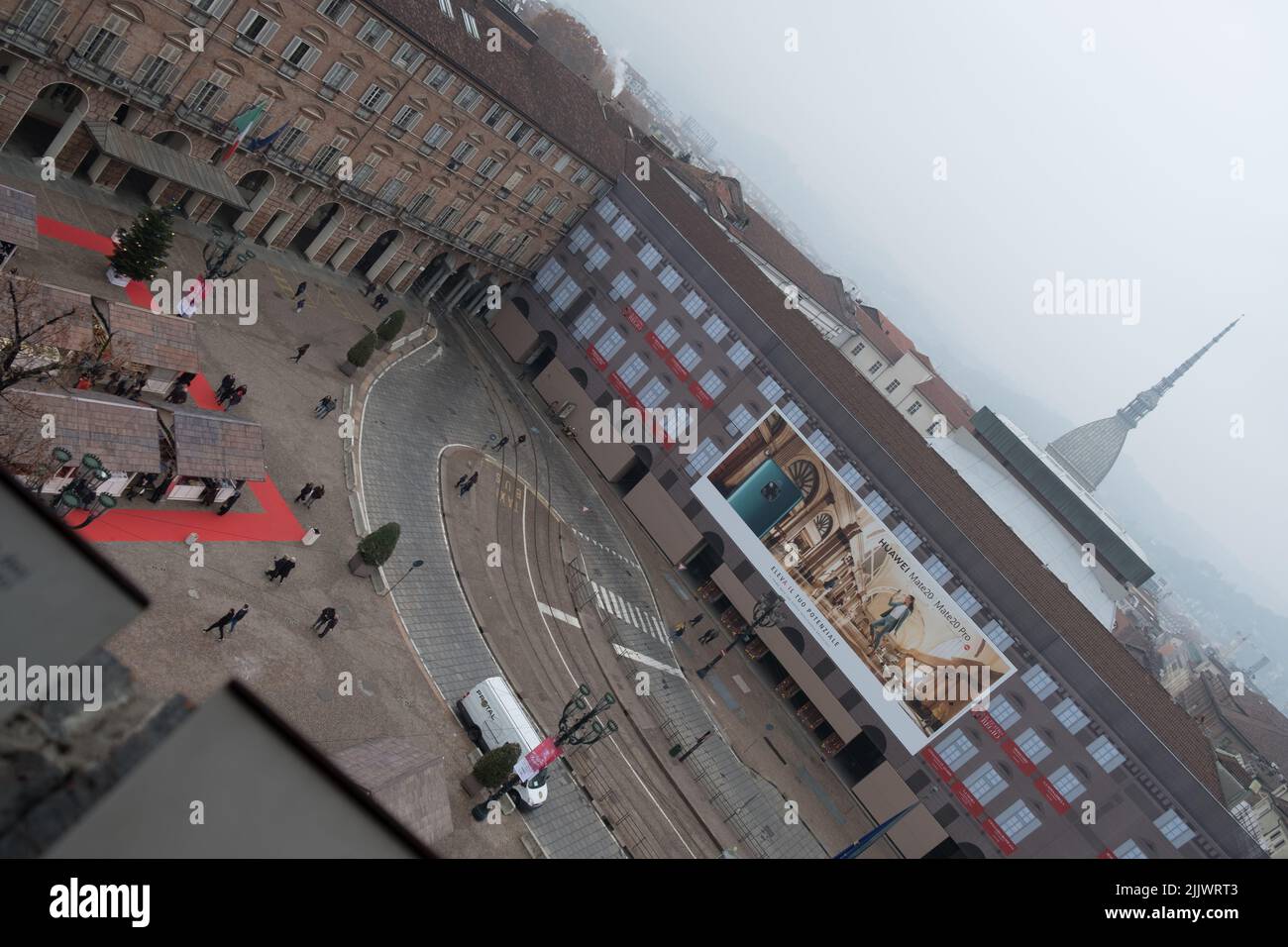 Castello Square in Turin Stock Photo - Alamy