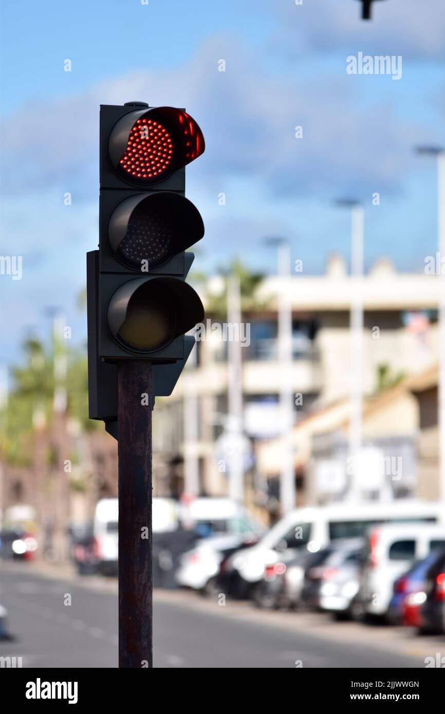 photo of traffic lights in spain Stock Photo - Alamy