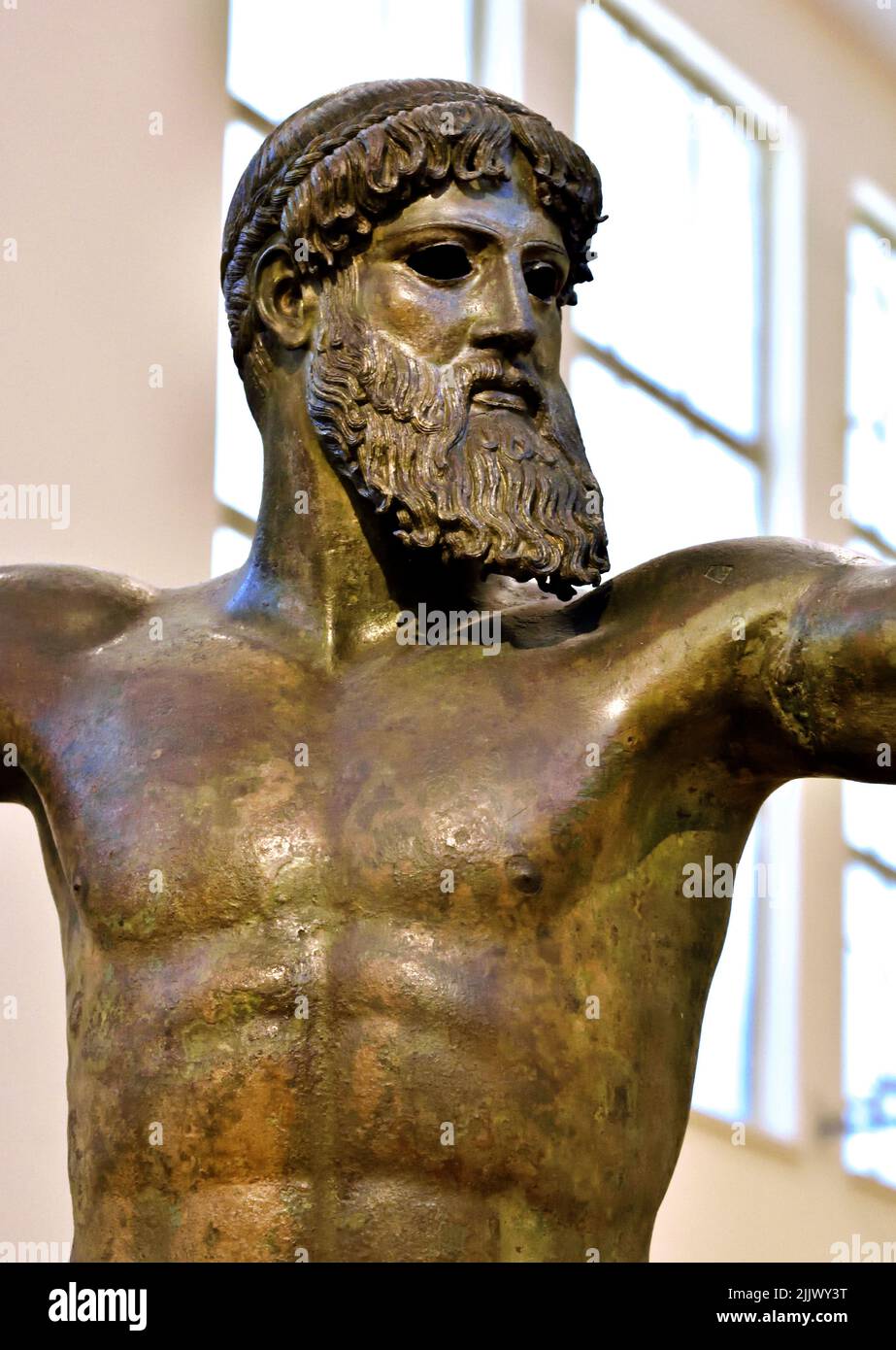 Zeus or possibly Poseidon. Found in the sea of Cape Artemision ...