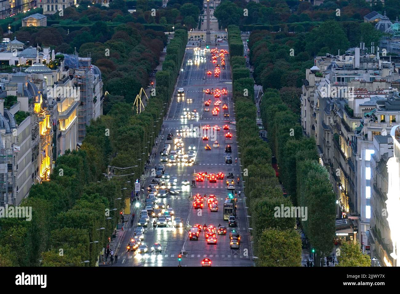 France, Paris, The Avenue des Champs-Elysees is an avenue in the 8th ...