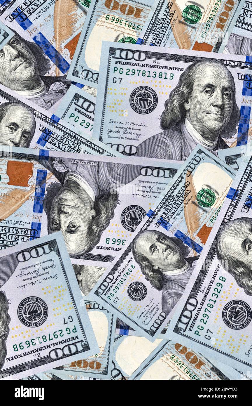 Lots of hundred dollar bills. A lot of money on the table for ...