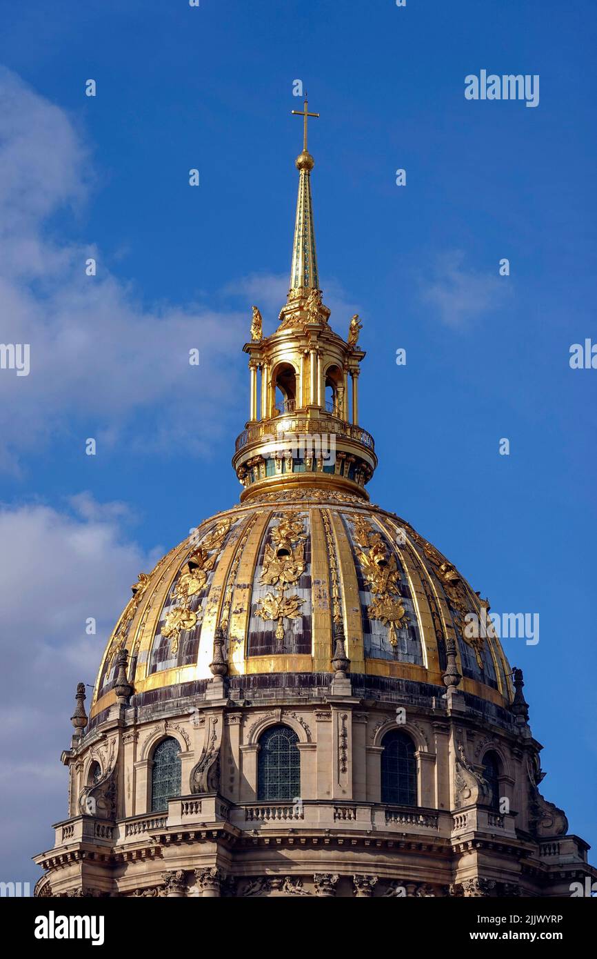 France, Paris, Les Invalides and army museums, formally the Hotel ...