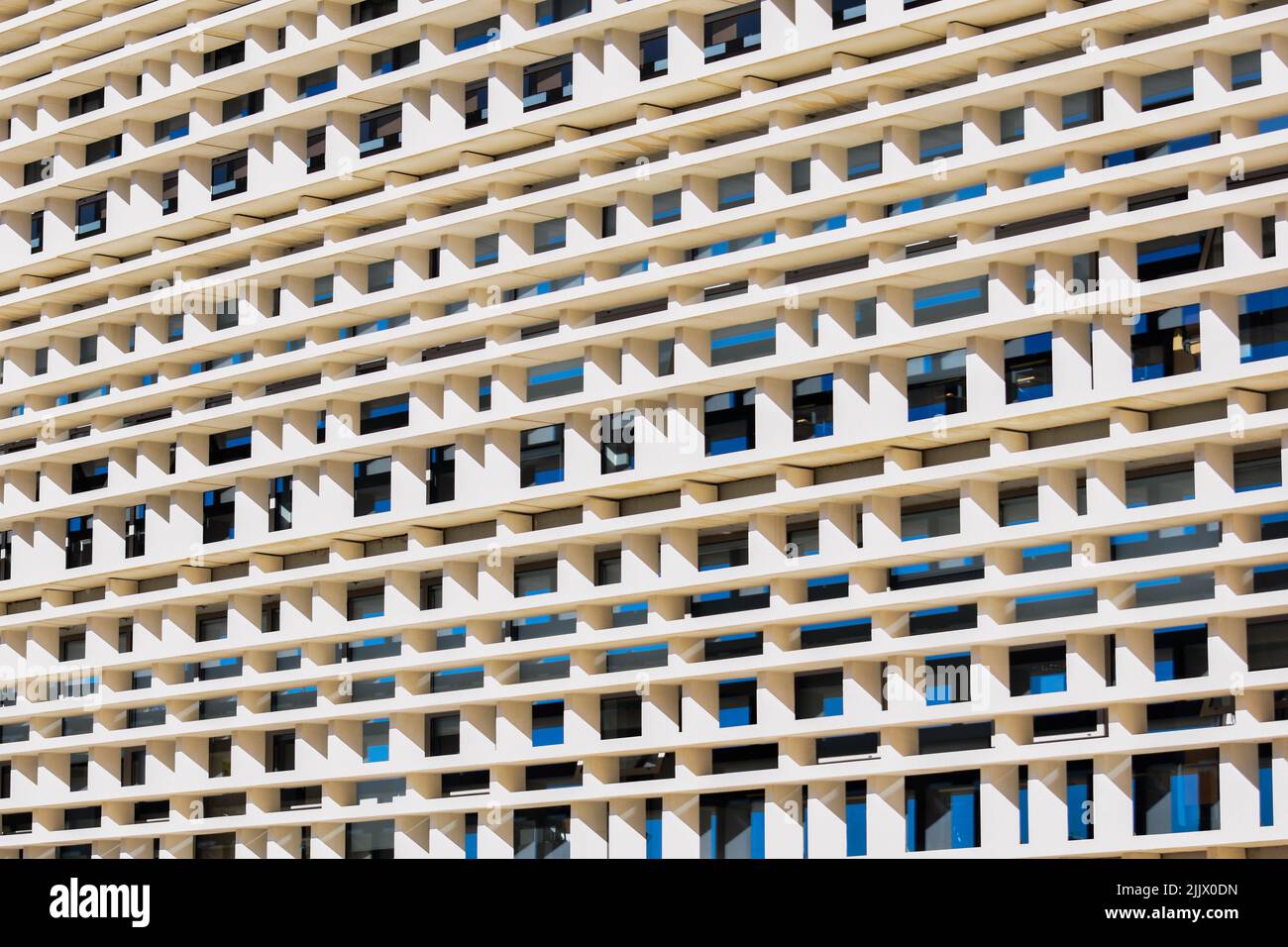 real estate trade. multi-family block in spain Stock Photo - Alamy