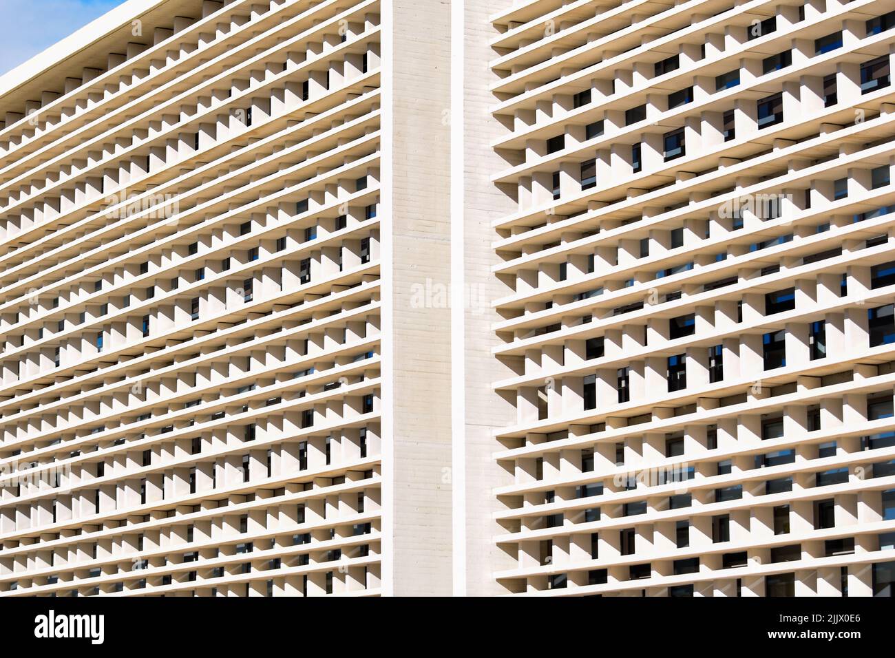 real estate trade. multi-family block in spain Stock Photo - Alamy