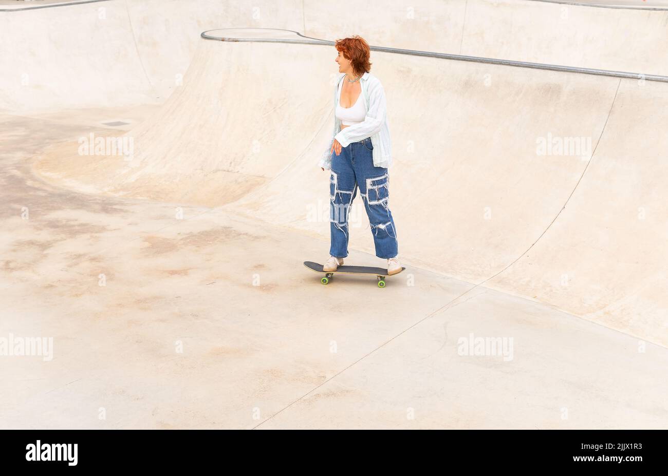 Skateboard Ramp Side View