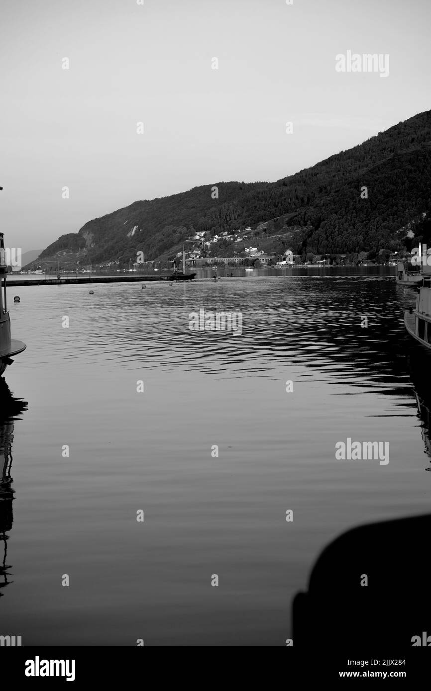 Foot of lake Black and White Stock Photos & Images - Alamy