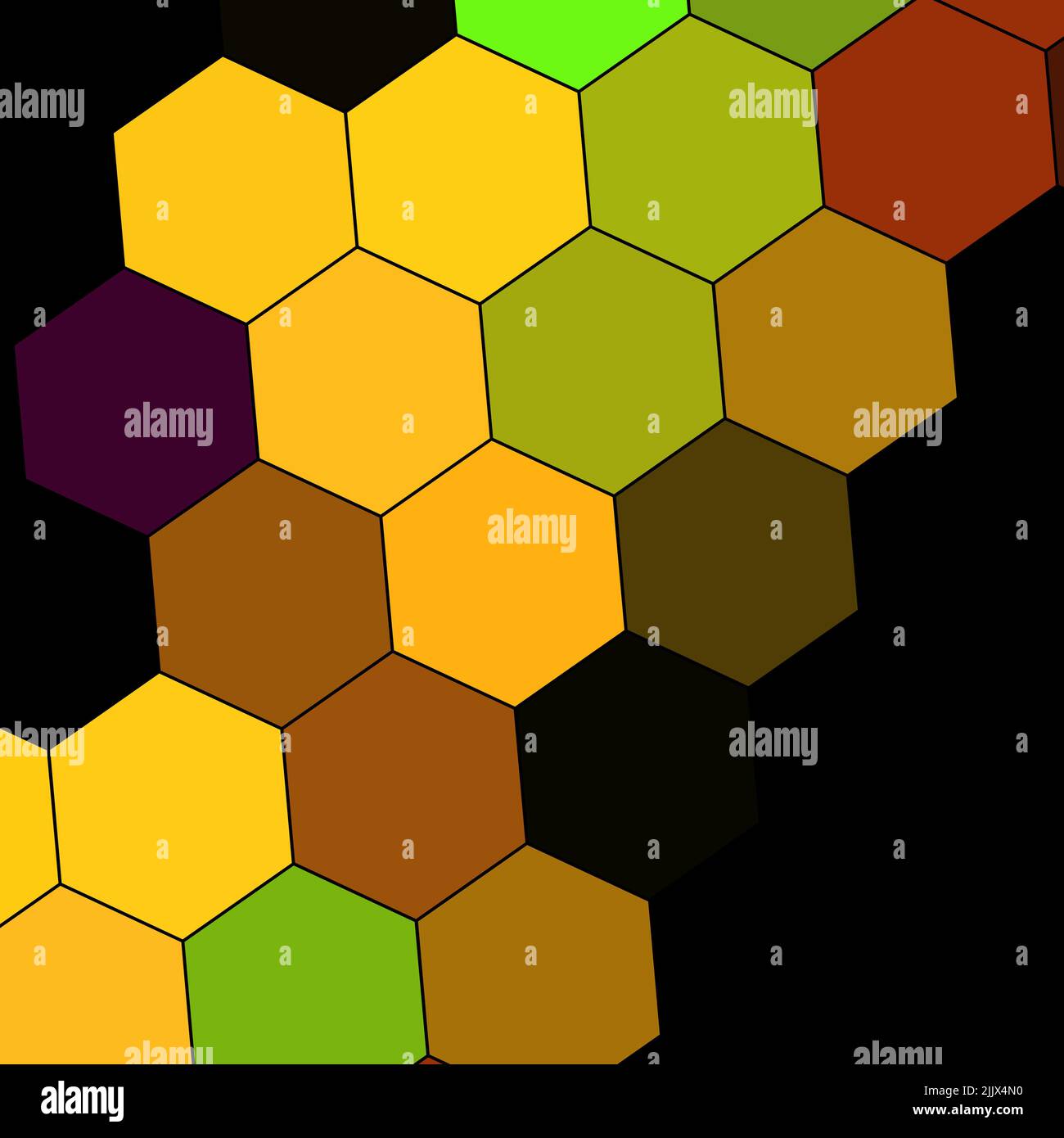 Geometry hexagon wall texture background multicolor honeycomb pattern ...