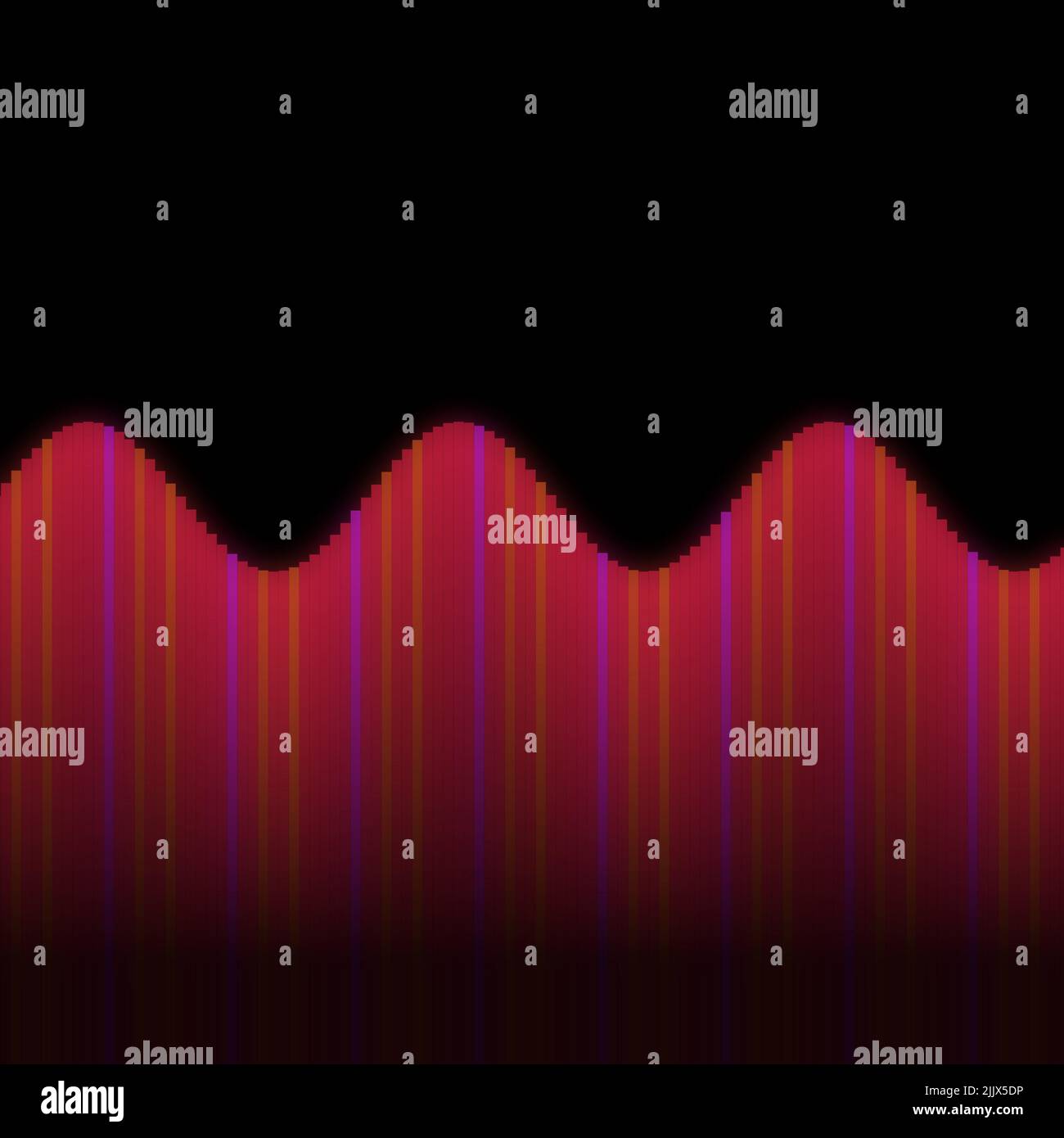Abstract colorful Illustration of Stylized Sound frequency equalizer ...