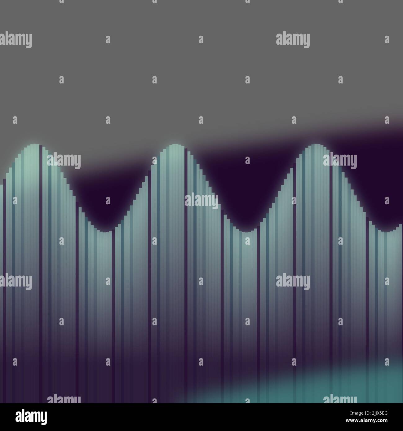 Abstract colorful Illustration of Stylized Sound frequency equalizer ...