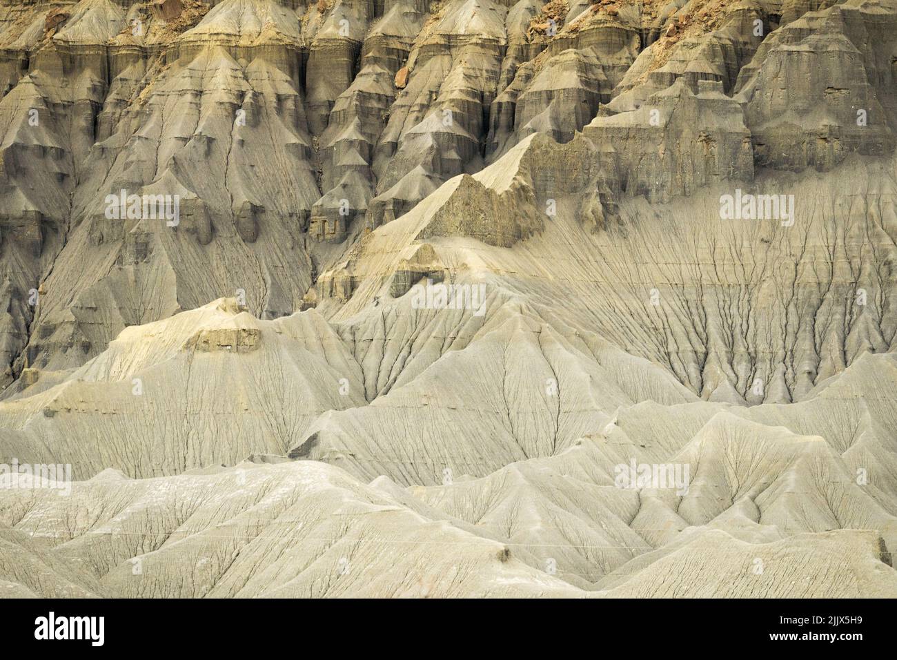 From above breathtaking scenery of rocky formations in highlands in ...