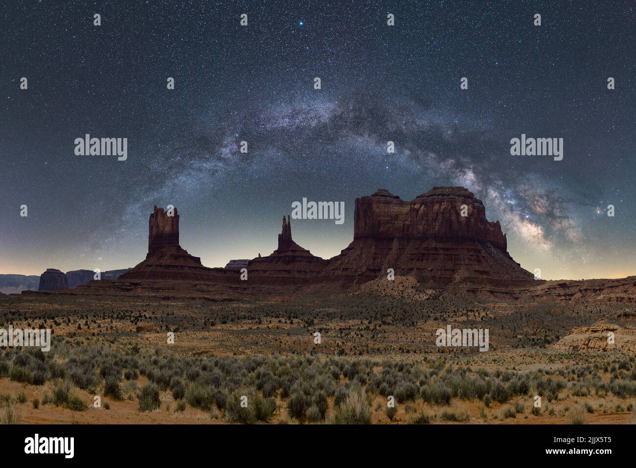 Breathtaking scenery of butte rocky outcrop formations in highlands ...