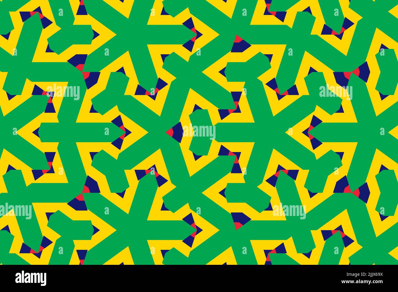 Geometric pattern in the colors of the national flag of Mauritius. The ...