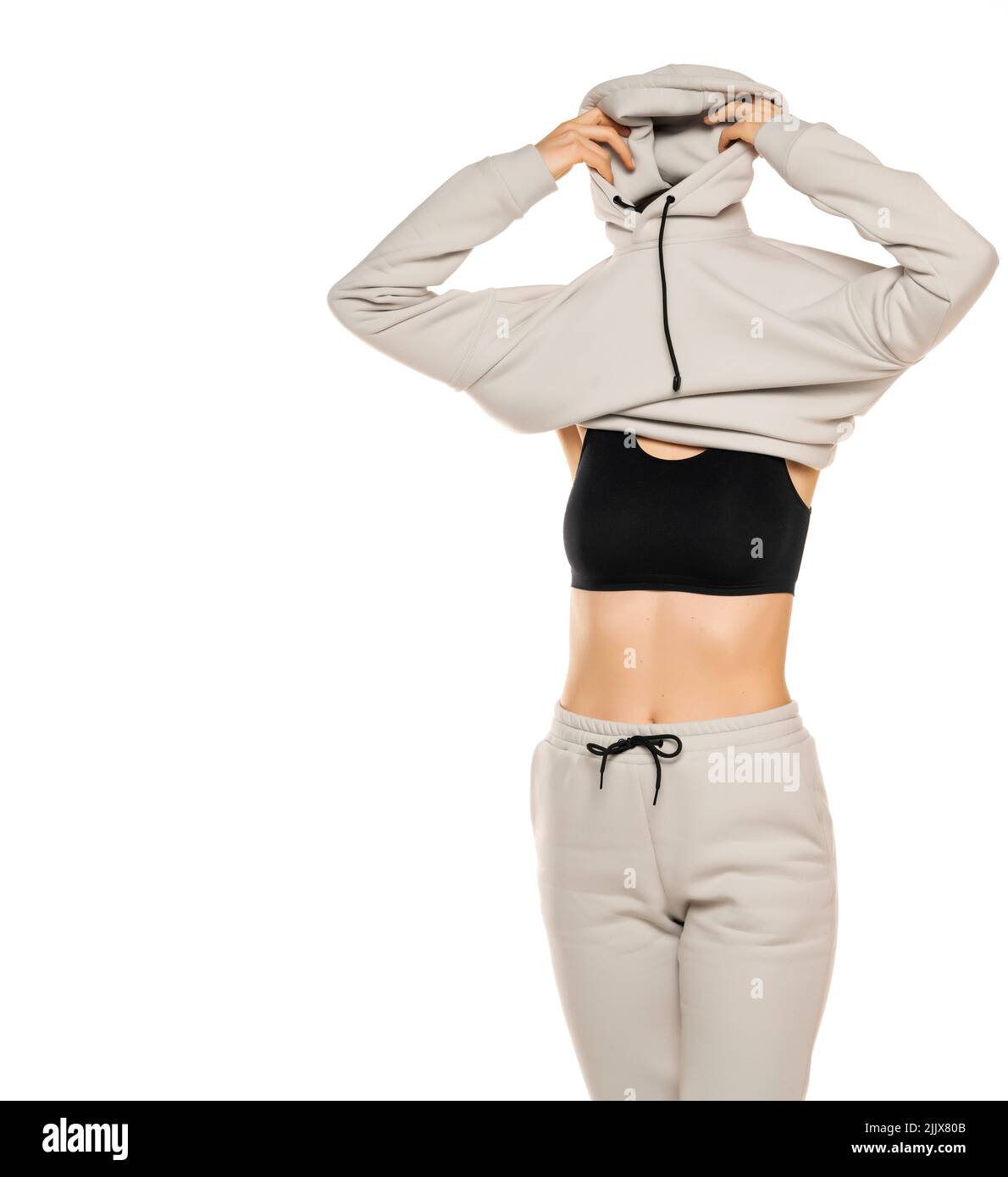 Woman sports coach wearing tracksuit hi-res stock photography and ...