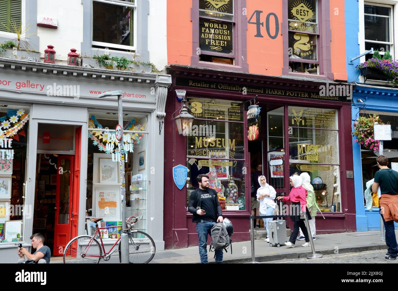 harry potter museum shop edinburgh royal mile scotland in summer 2022 ...