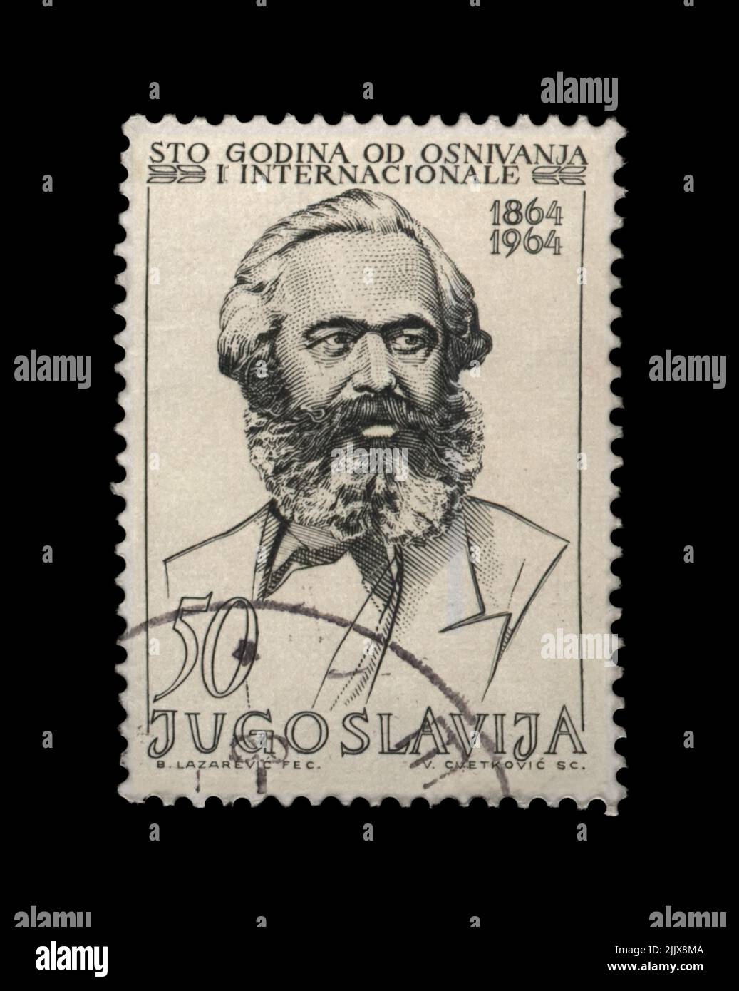 Karl Marx, famous politician leader, devoted to 100th anniversary of ...
