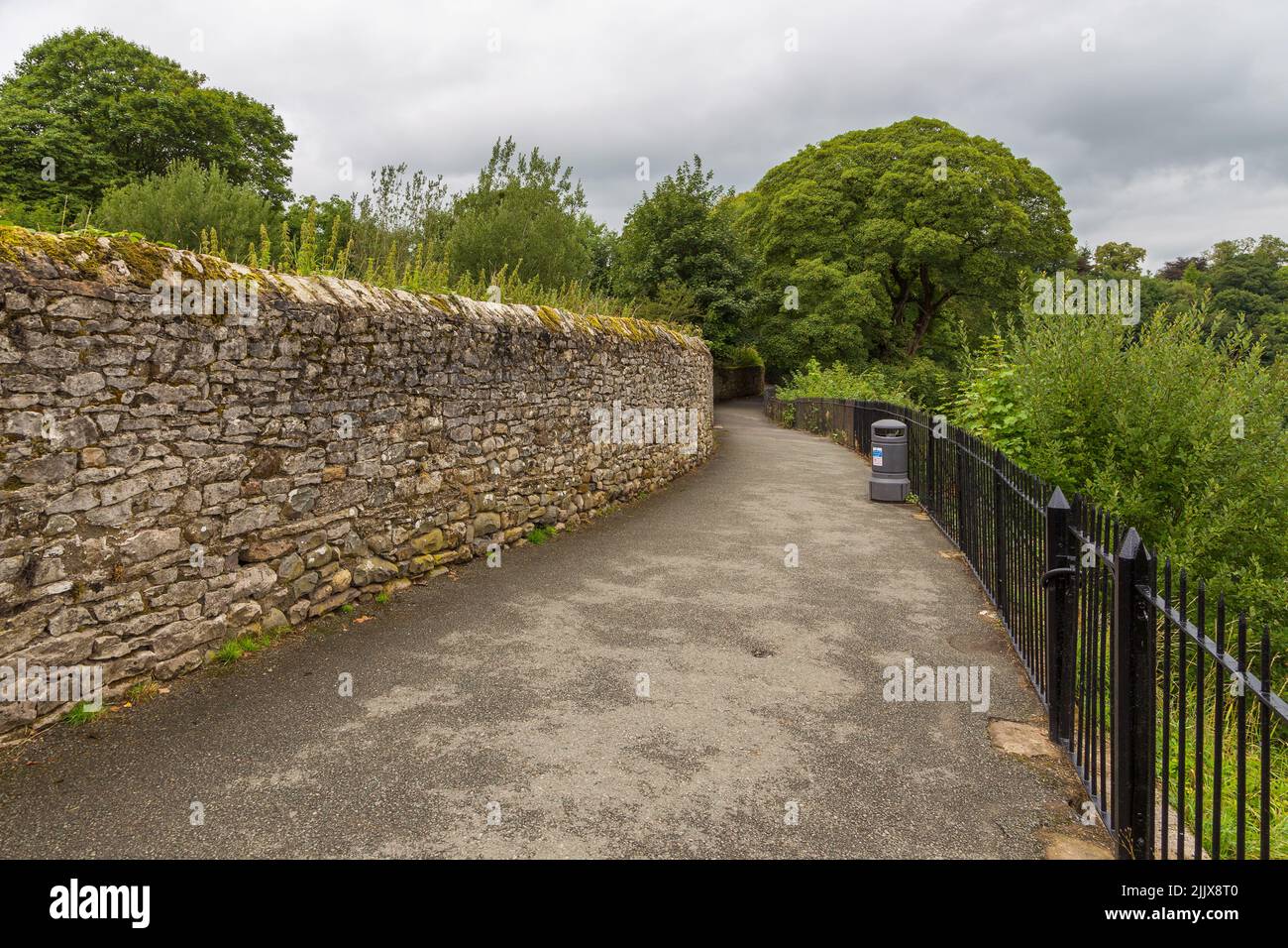 Kirkby Lonsdale, Cumbria, England, UK - 12 August 2018: Landscape in ...