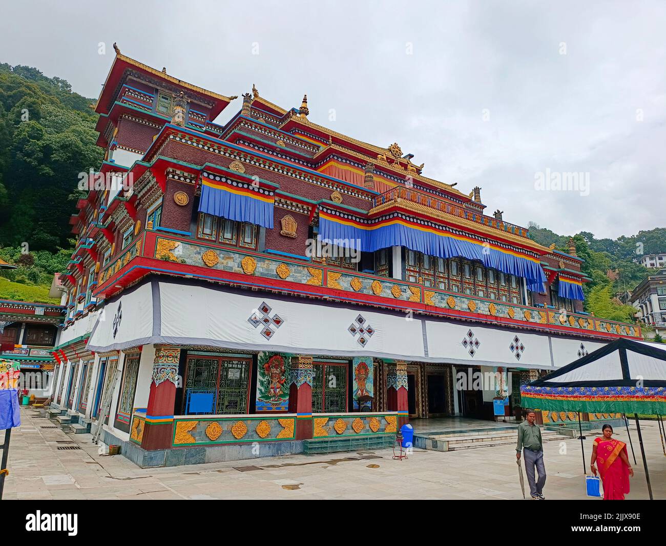 17 June 2022, Gangtok, Sikkim, Ranka (Lingdum or Pal Zurmang Kagyud ...