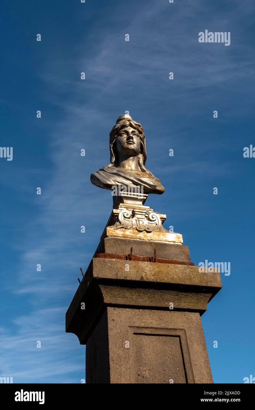 Statue of Marianne, national symbol of the french republic . Beaulieu ...