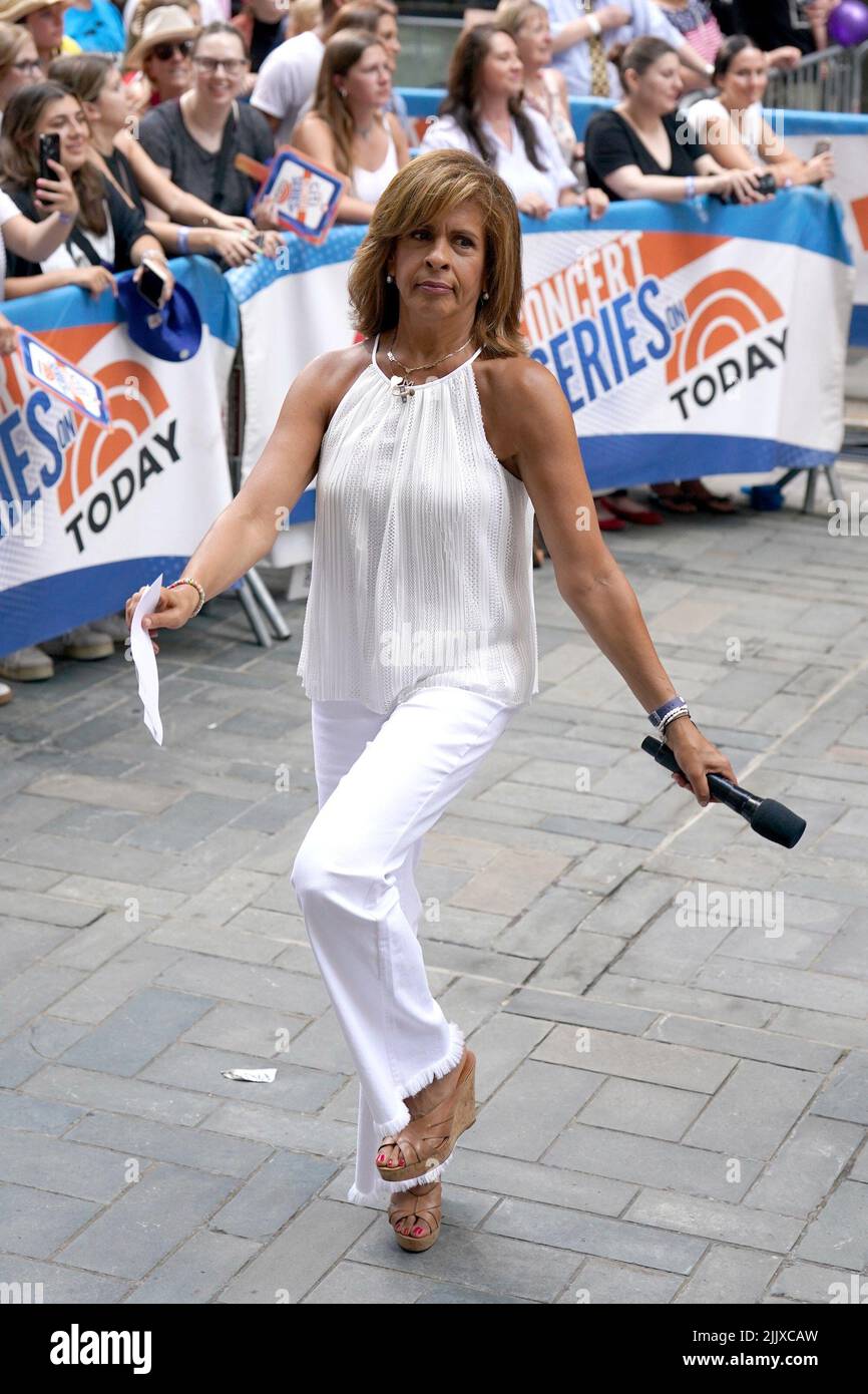New York, NY, USA. 28th July, 2022. Hoda Kotb on stage for NBC Today ...