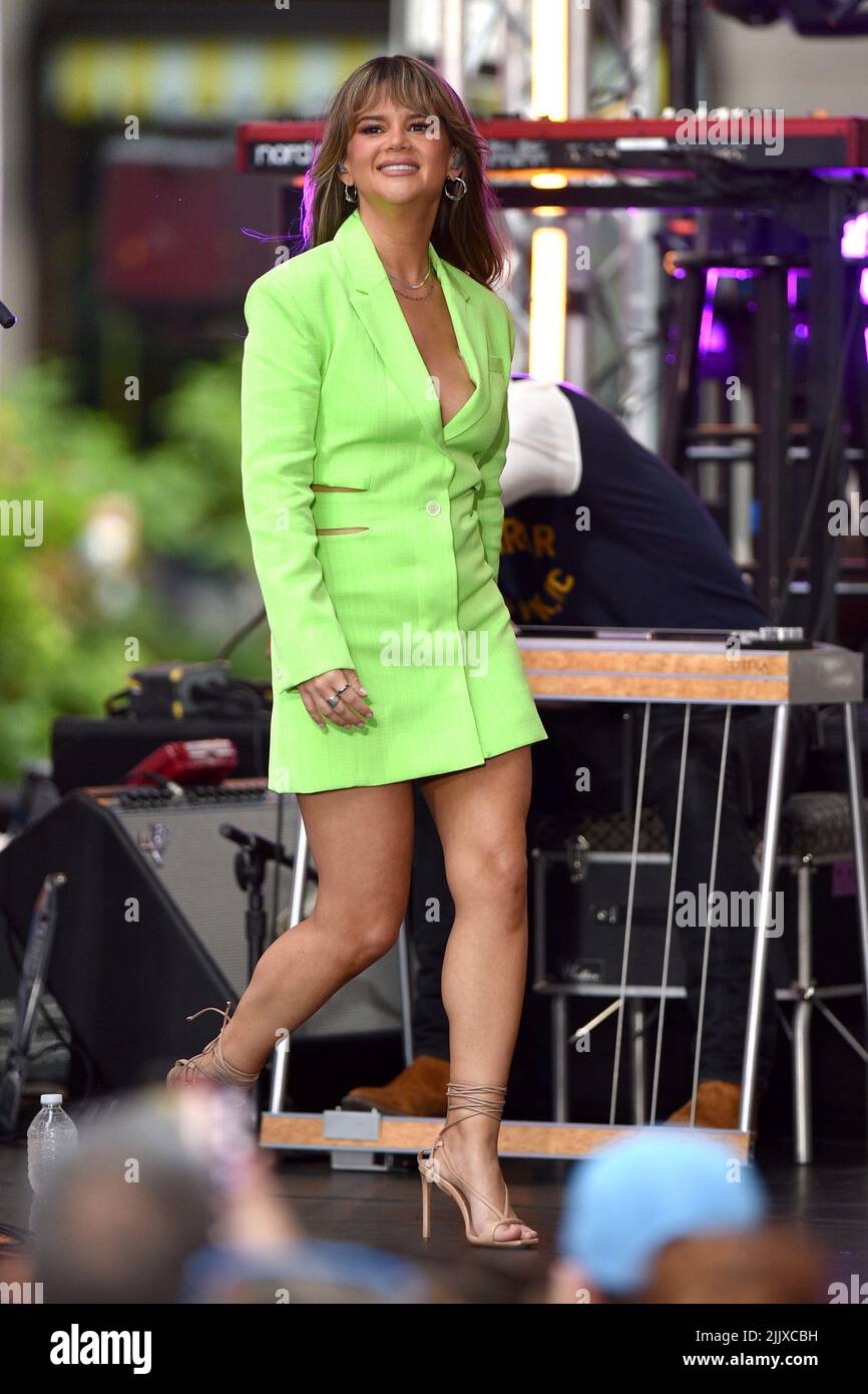 New York, NY, USA. 28th July, 2022. Maren Morris on stage for NBC Today ...