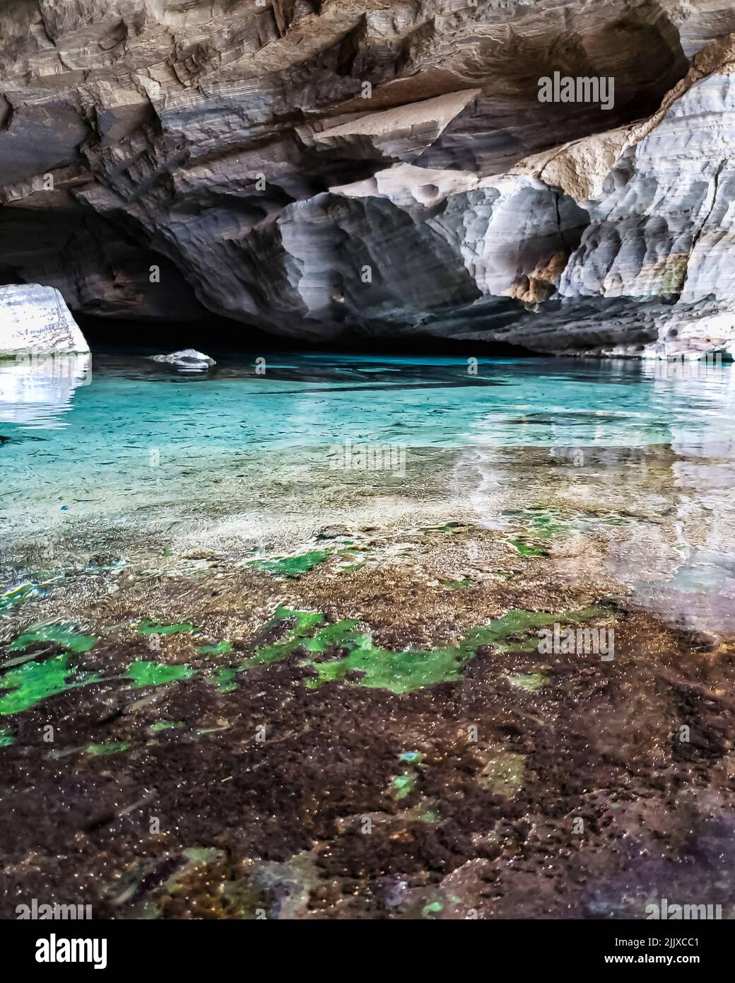 Crystal Clear Cave Water