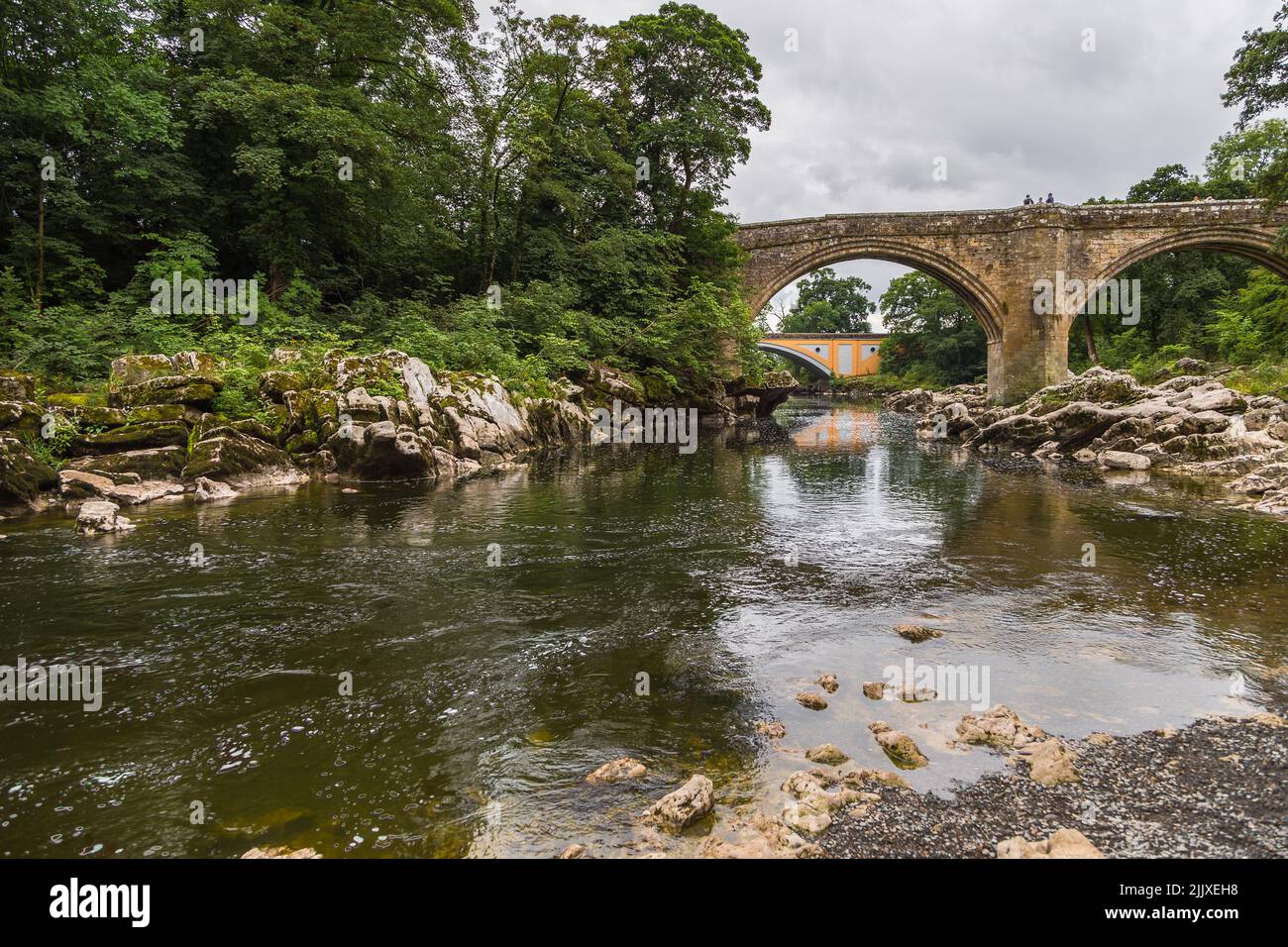Kirkby Lonsdale, South Lakeland, Cumbria, England, UK - 12 august 2018 ...