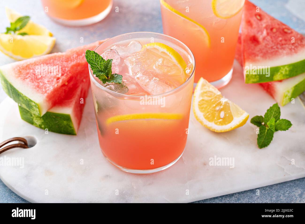 Watermelon lemon refreshing summer hi-res stock photography and images ...