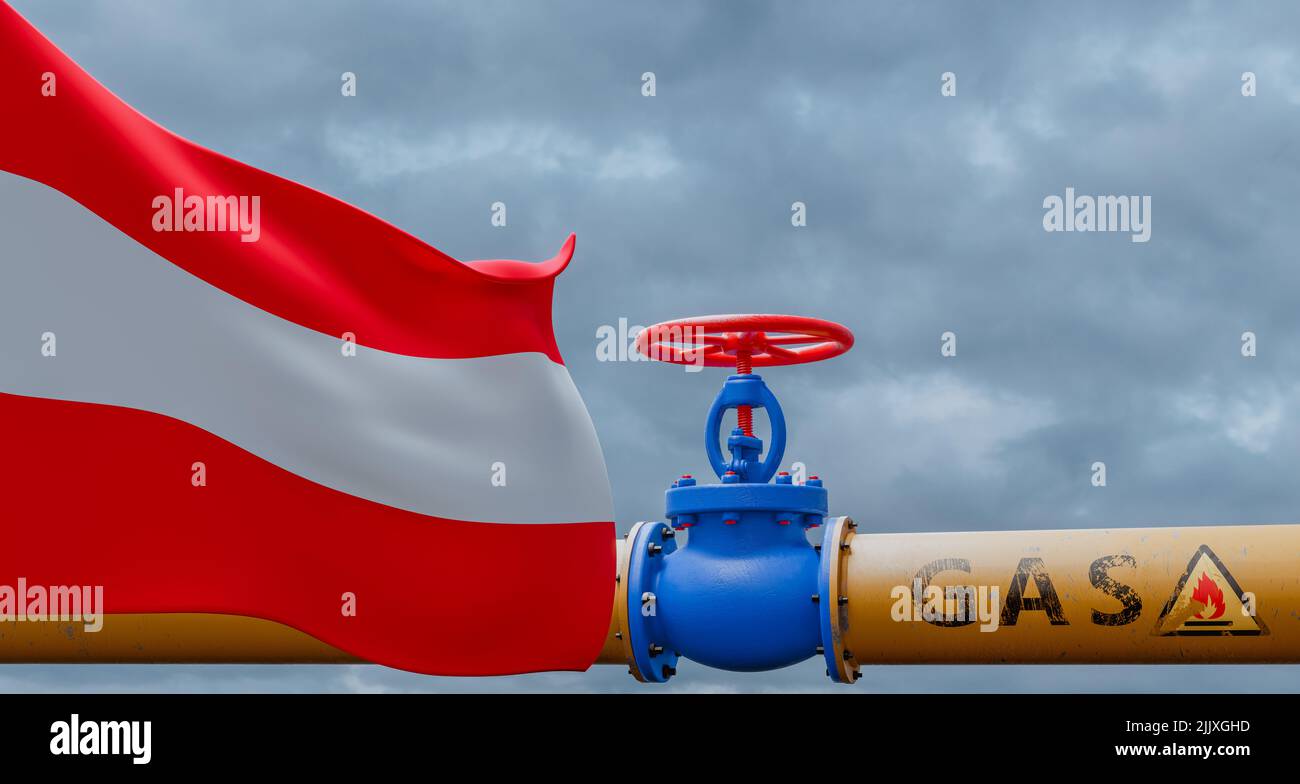 Pipes of gas from austria hi-res stock photography and images - Alamy