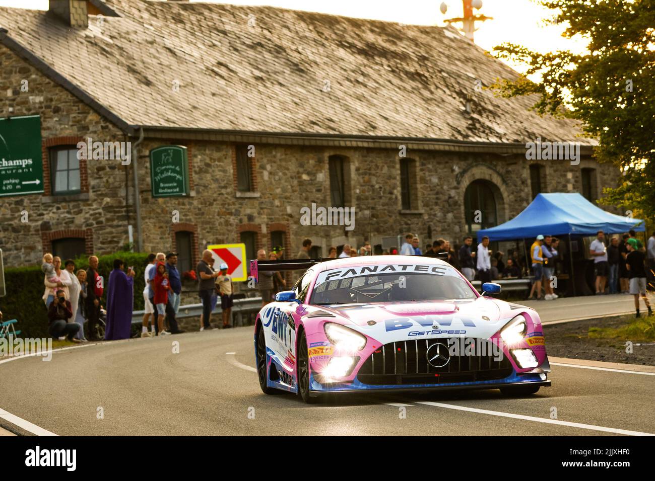 Parade Start,Spa,AMG Team GetSpeed****Mercedes-AMG GT3 Stock Photo - Alamy