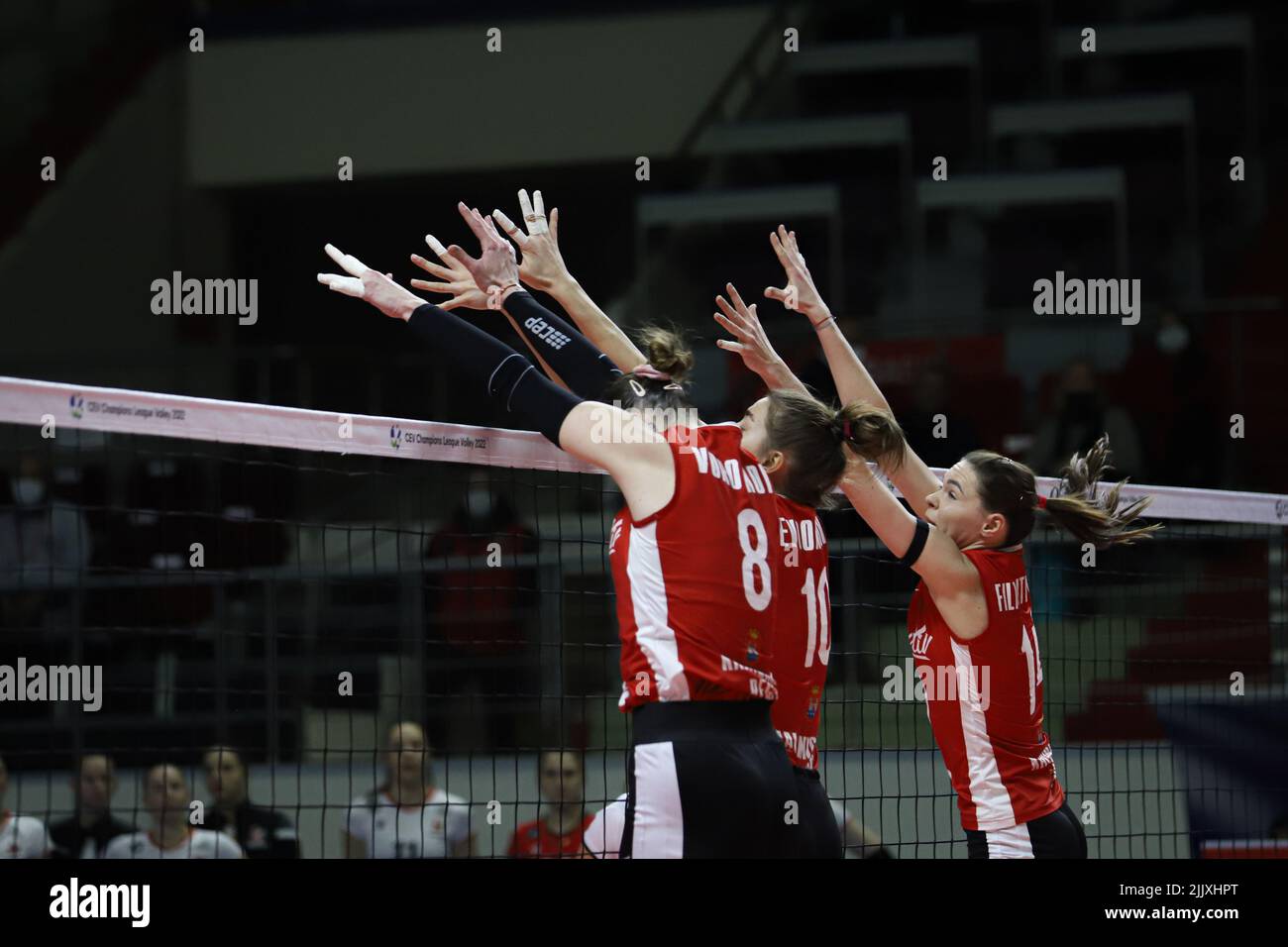 ISTANBUL, TURKEY - FEBRUARY 03, 2022: Irina Voronkova and Ekaterina ...