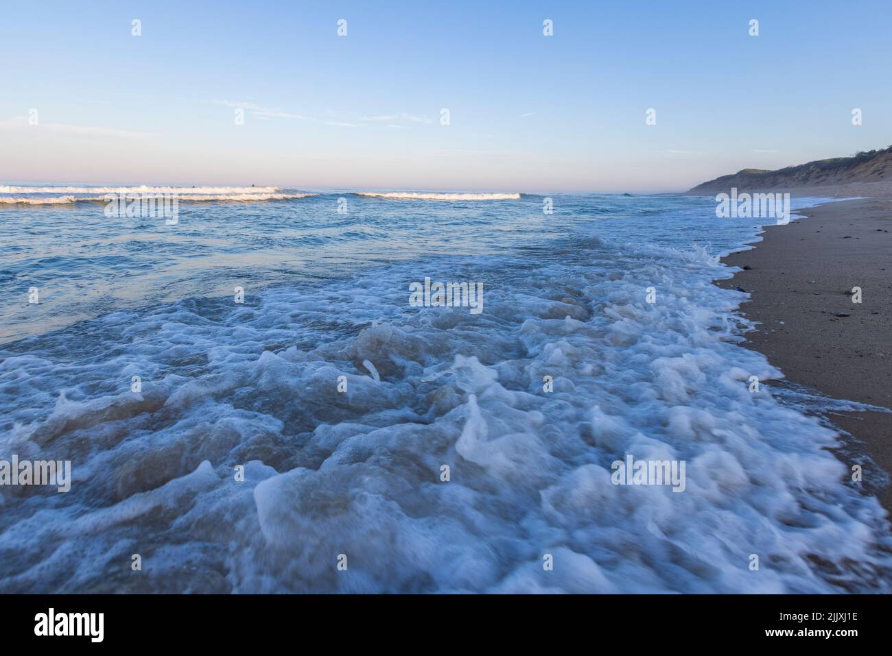 Wave at Cape Cod, Massachusetts, USA Stock Photo - Alamy