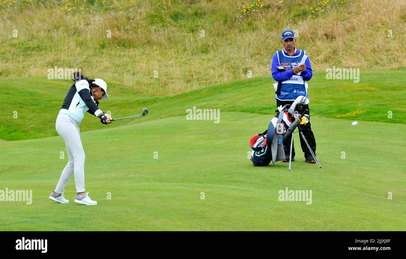 Scottish womens golf open Dundonald Stock Photo - Alamy