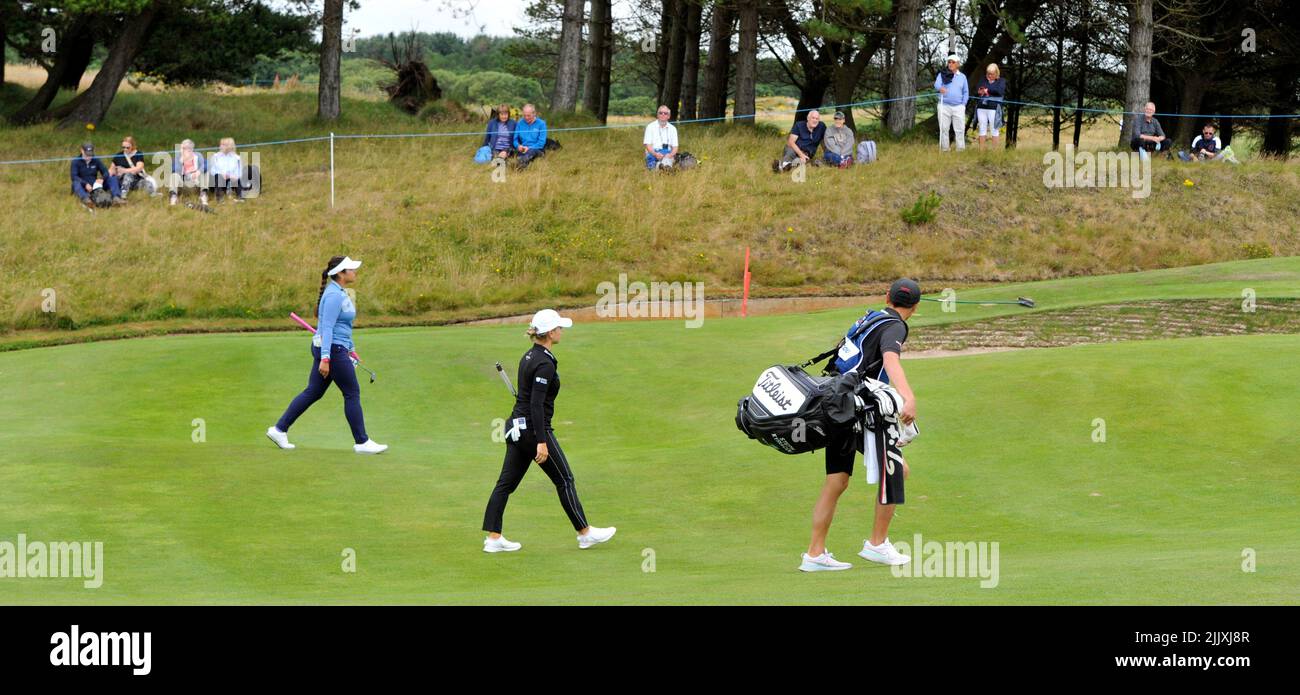 Scottish womens golf open Dundonald Stock Photo - Alamy
