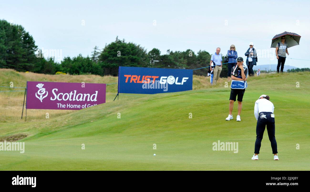 Scottish womens golf open Dundonald Stock Photo - Alamy