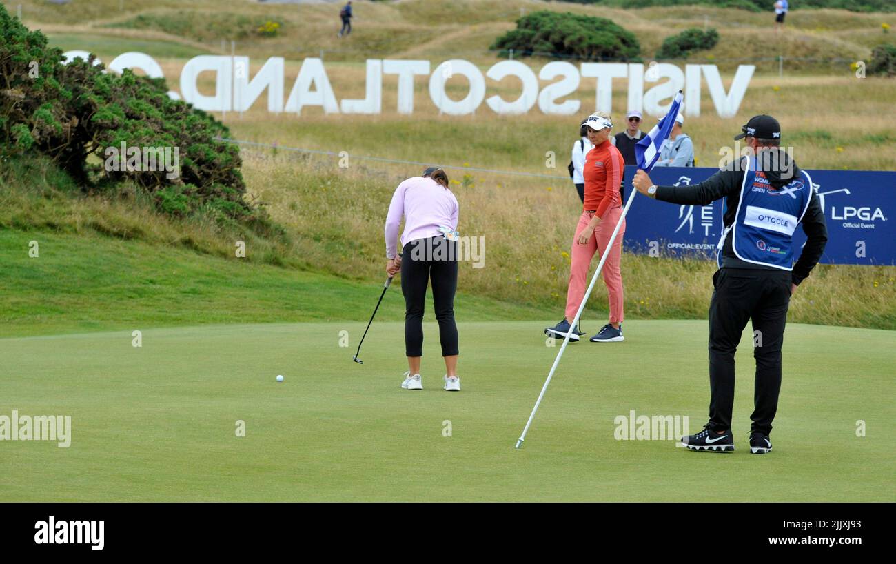 Scottish womens golf open Dundonald Stock Photo - Alamy