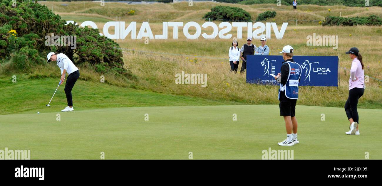 Scottish womens golf open Dundonald Stock Photo - Alamy