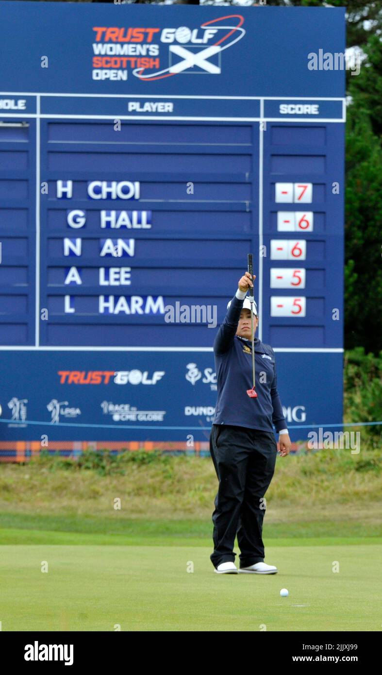Scottish womens golf open Dundonald Stock Photo - Alamy