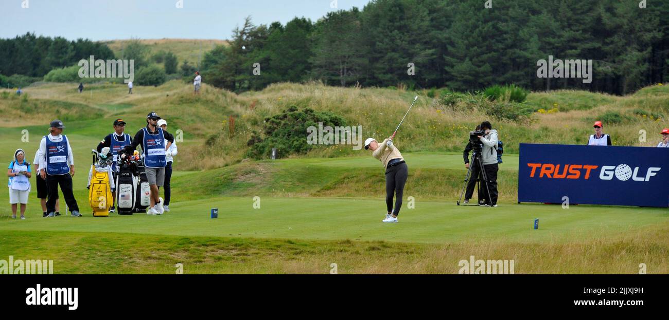 Scottish womens golf open Dundonald Stock Photo - Alamy