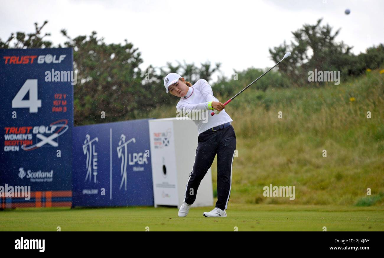 Scottish womens golf open Dundonald Stock Photo - Alamy