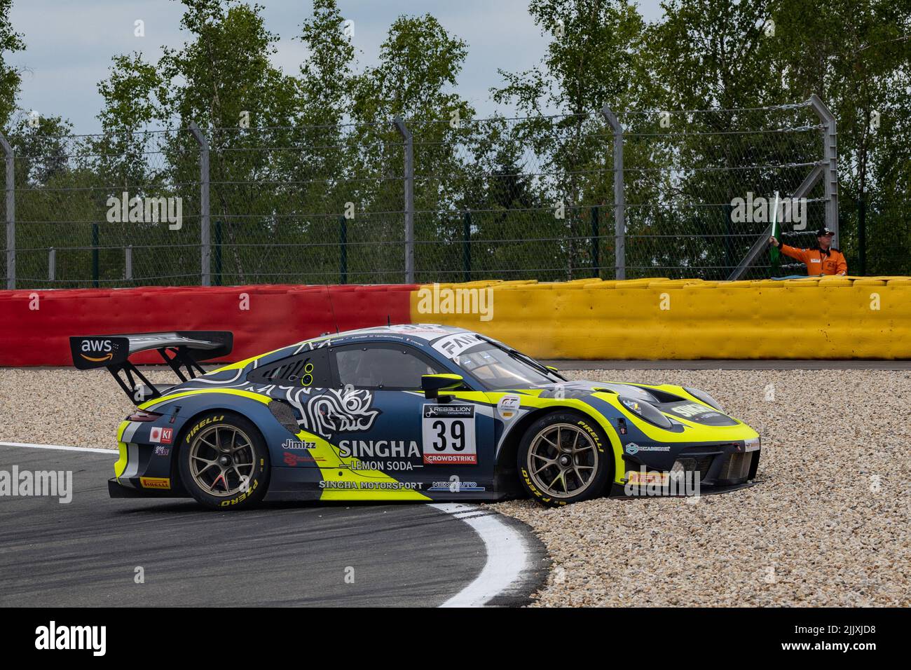 39 Singha Racing Team TP 12, Porsche 911 GT3-R of Piti BHIROMBHAKDI ...