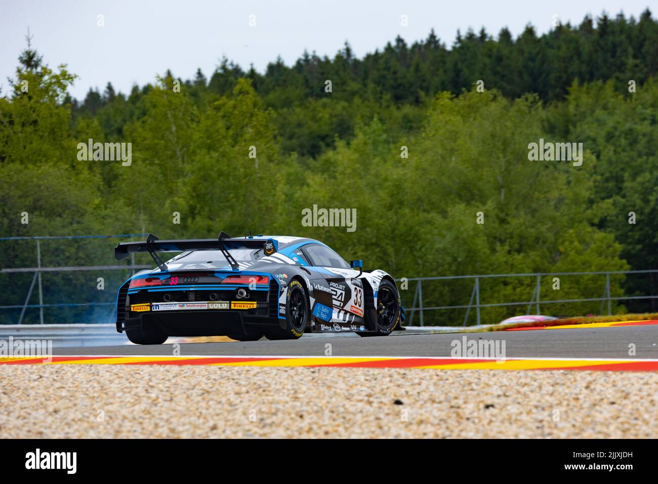 33 Team WRT, Audi R8 LMS evo II GT3 of Ulysse DE PAUW, Ryuichiro TOMITA ...
